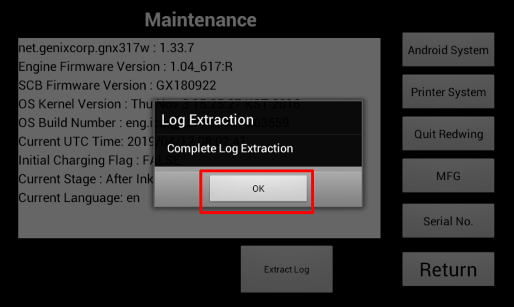 Extracting Printer Logs